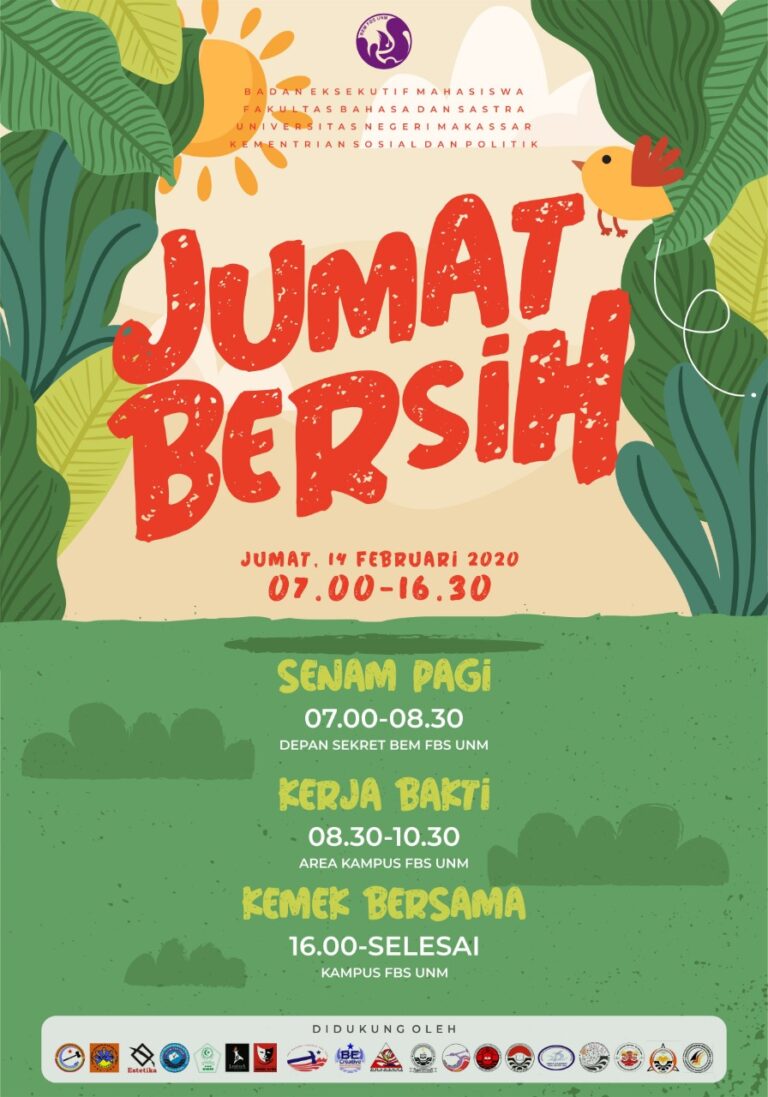 Kementerian Sosial dan Politik BEM FBS UNM Laksanakan Jumat Bersih ...